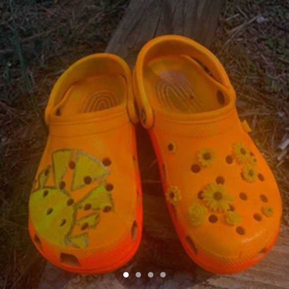 CROCS | Shoes | Custom Sunflower Crocs | Poshmark